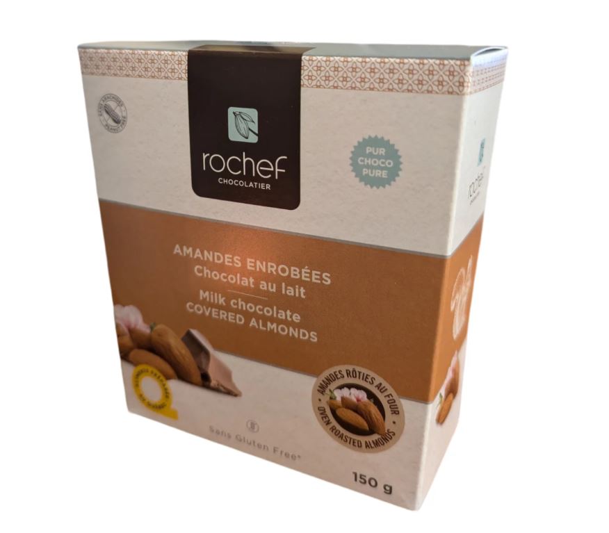 Amandes Rôties Chocolat au Lait - Rochef Chocolatier | Fait à Gatineau ...